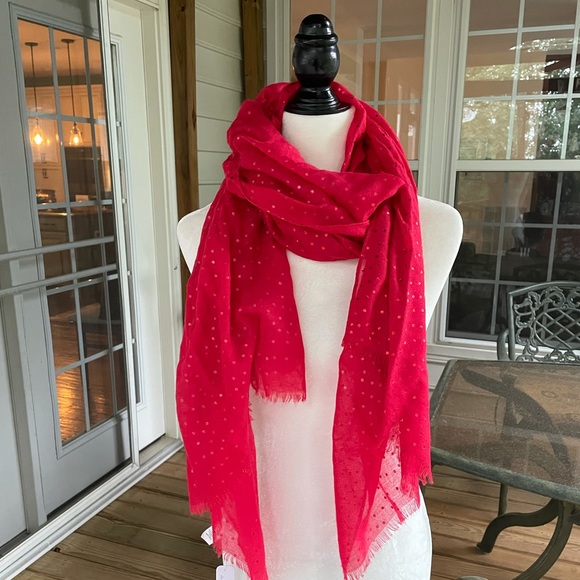 Charming Charlie | Accessories | Nwt Charming Charlie Red Scarf | Poshmark